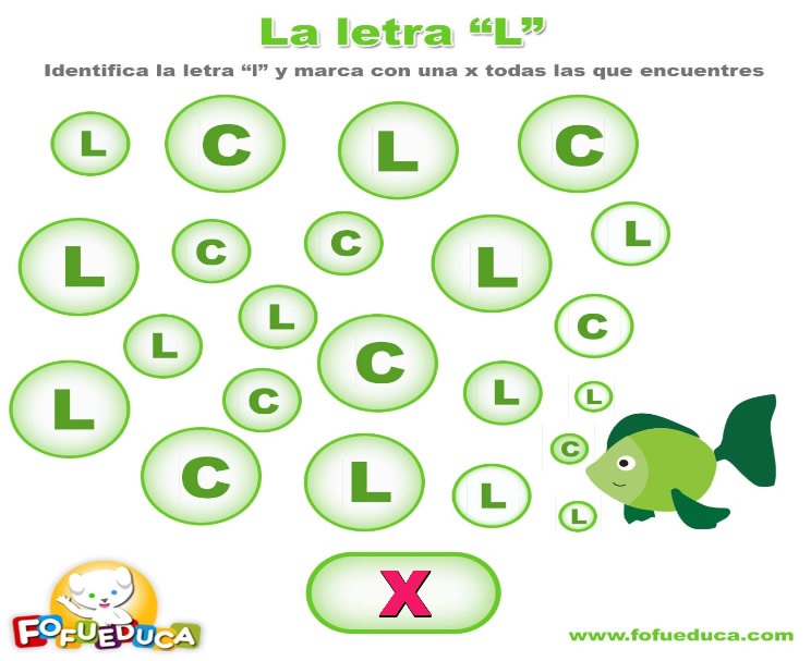 Descripción del juego LA LETRA “L”