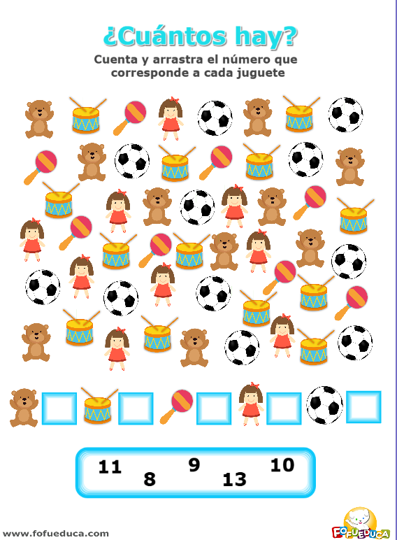 Descripción del juego ¿CUÁNTOS HAY?